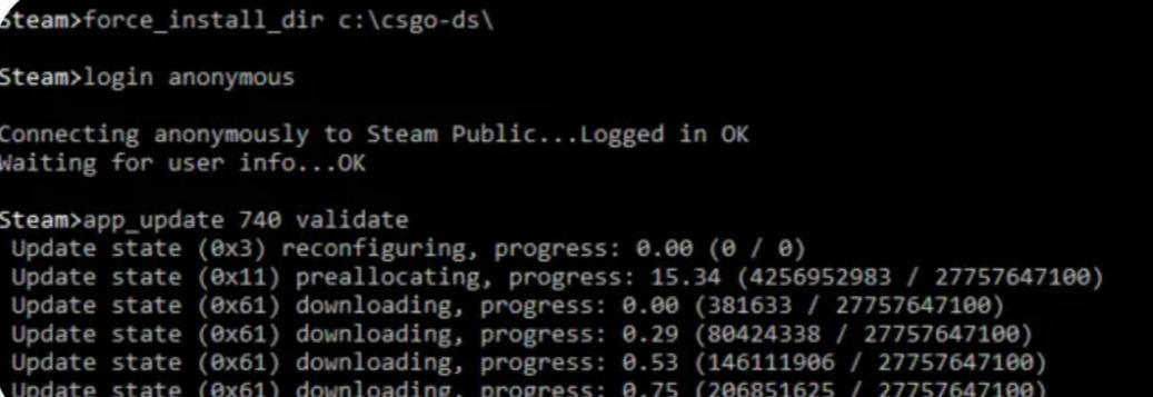 How to install steamcmd on Windows Server 2025